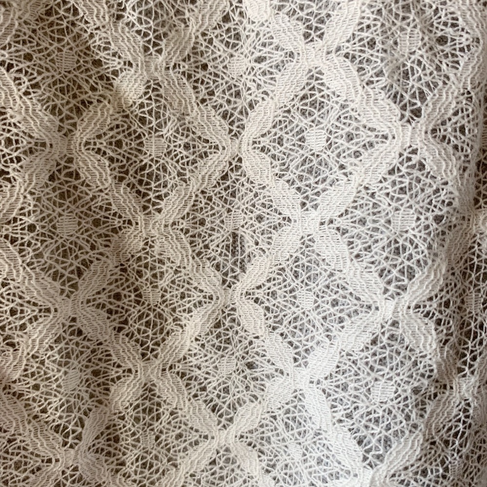 Hem & Thread Lace Sweater - Gem